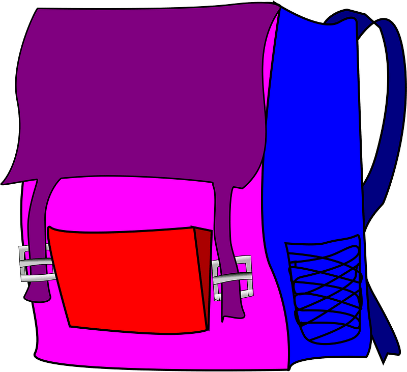 Backpack - Free vector clipart images on creazilla.com