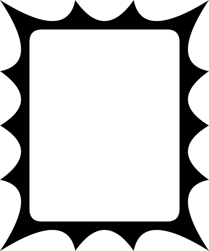 Solid Line Border Clip Art