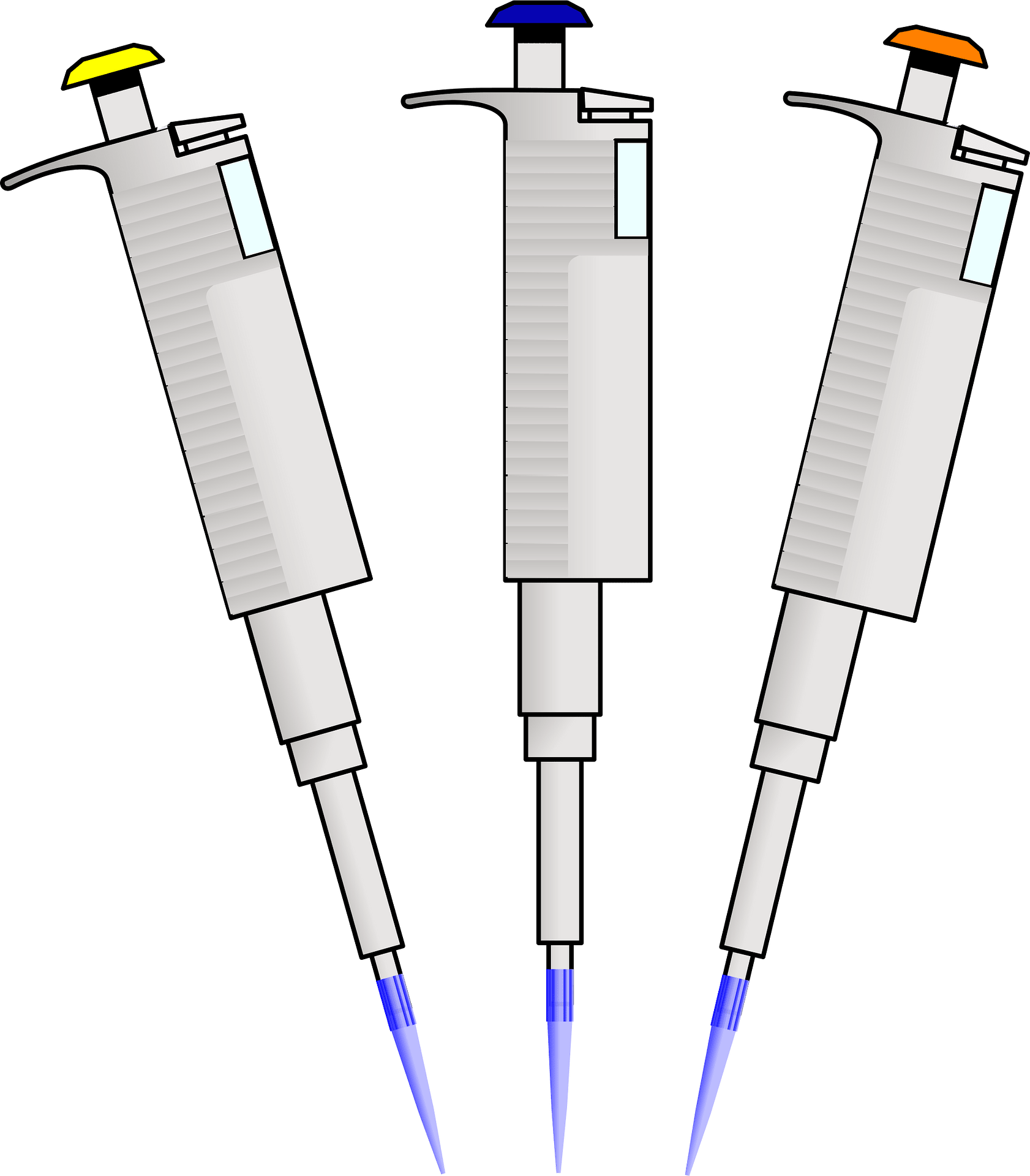 Micropipettes clipart. Free download transparent .PNG | Creazilla