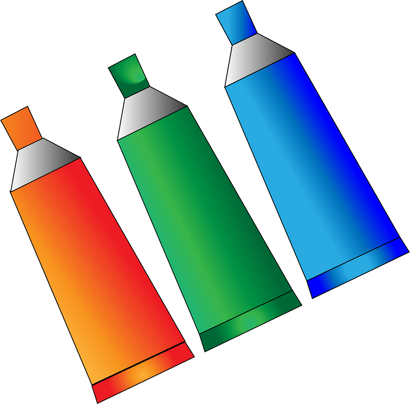 Paint tubes clipart. Free download transparent .PNG | Creazilla