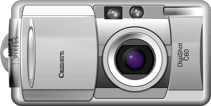 Digital camera - Free vector clipart images on creazilla.com