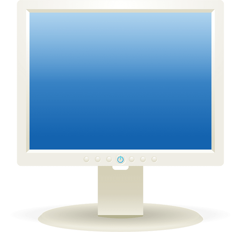 Monitor clipart. Free download transparent .PNG | Creazilla