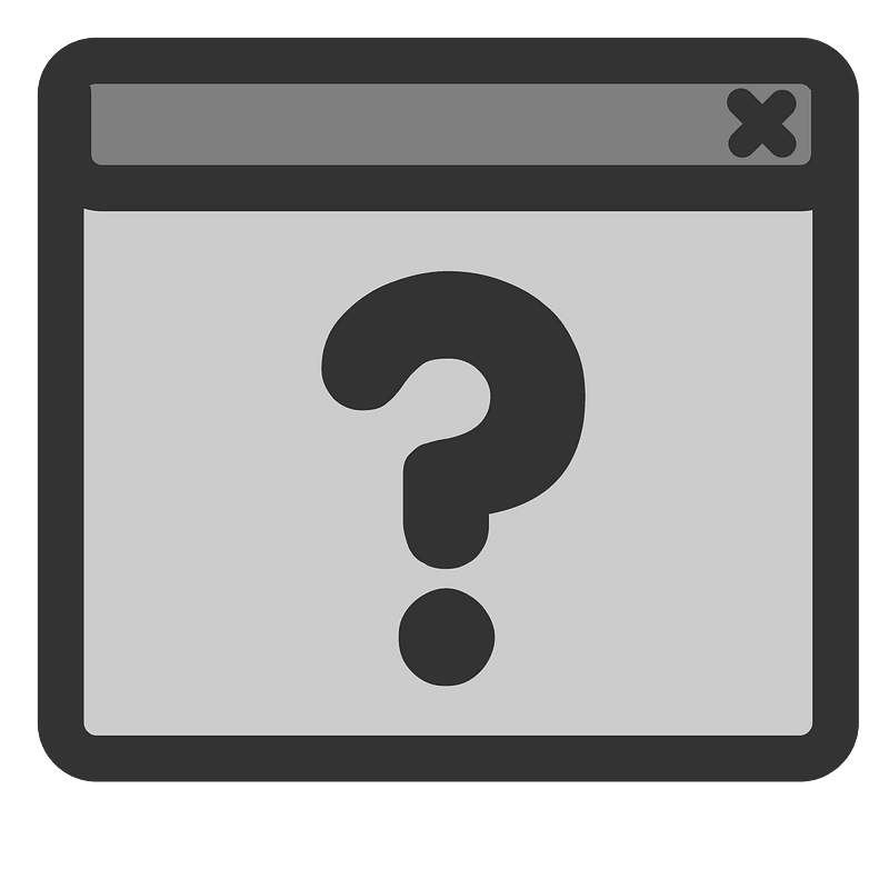 Questions Sign Clipart Box