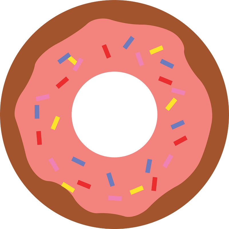Donut - Free vector clipart images on creazilla.com