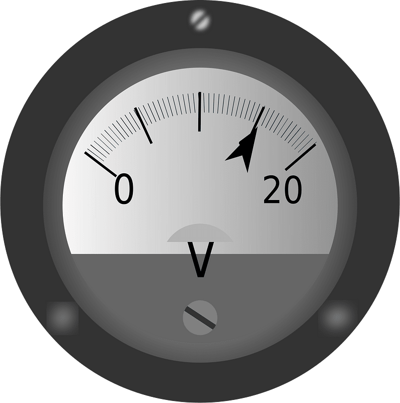 Voltmeter - Free vector clipart images on creazilla.com