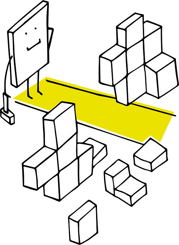 Pixel cells - Free vector clipart images on creazilla.com