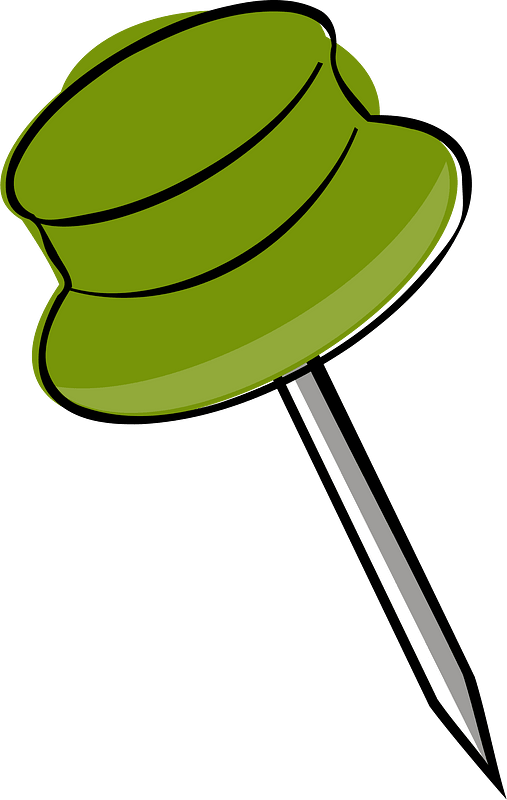 Drawing-pin clipart. Free download transparent .PNG | Creazilla