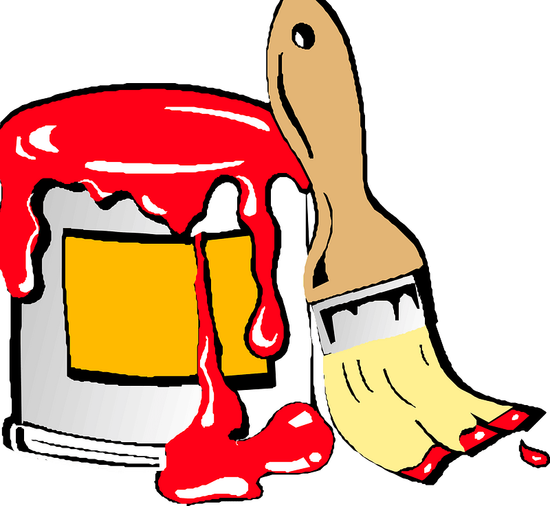 Paint - Free vector clipart images on creazilla.com