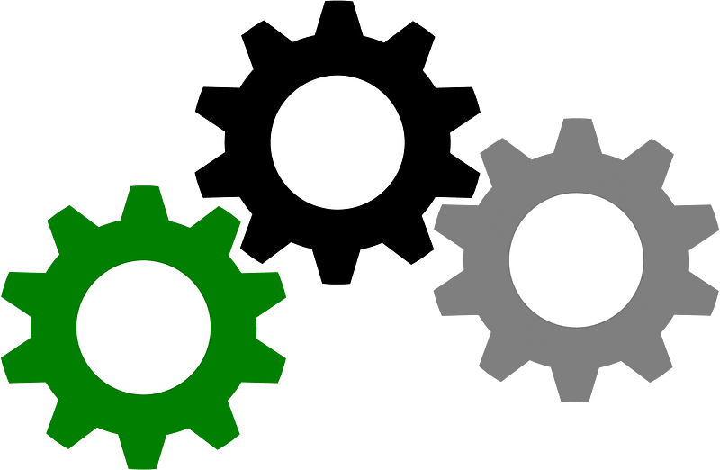 Cogwheels clipart. Free download transparent .PNG | Creazilla