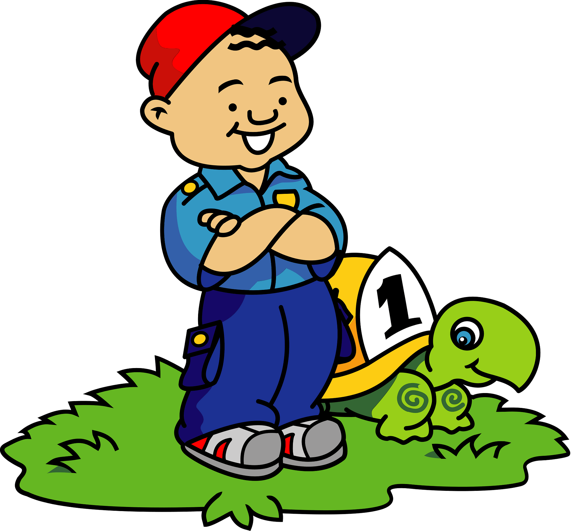 Boy Painting Clipart