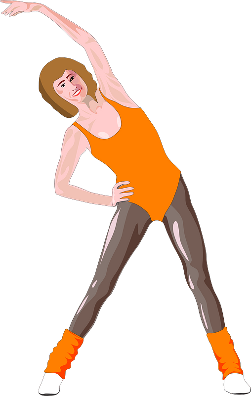 Girl Exercise Clipart