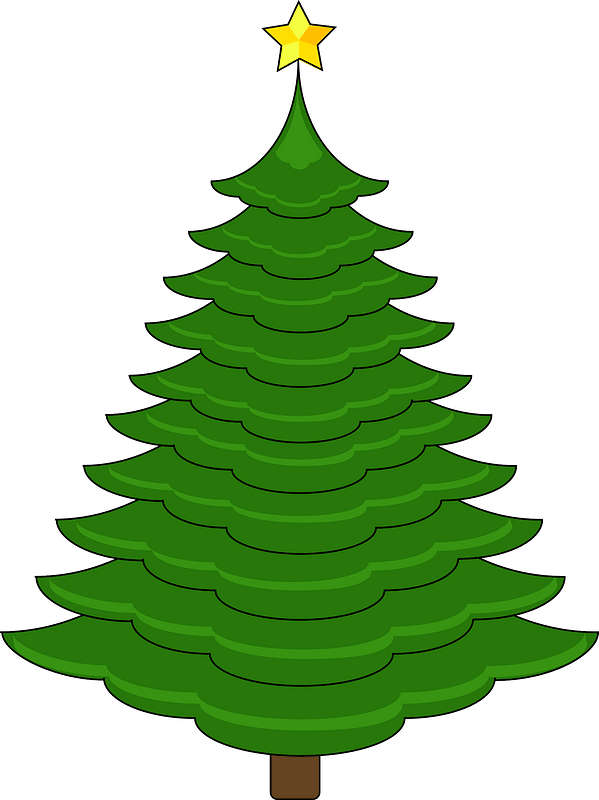 Christmas tree - Free vector clipart images on creazilla.com