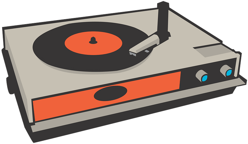 Record Player clipart. Free download transparent .PNG | Creazilla