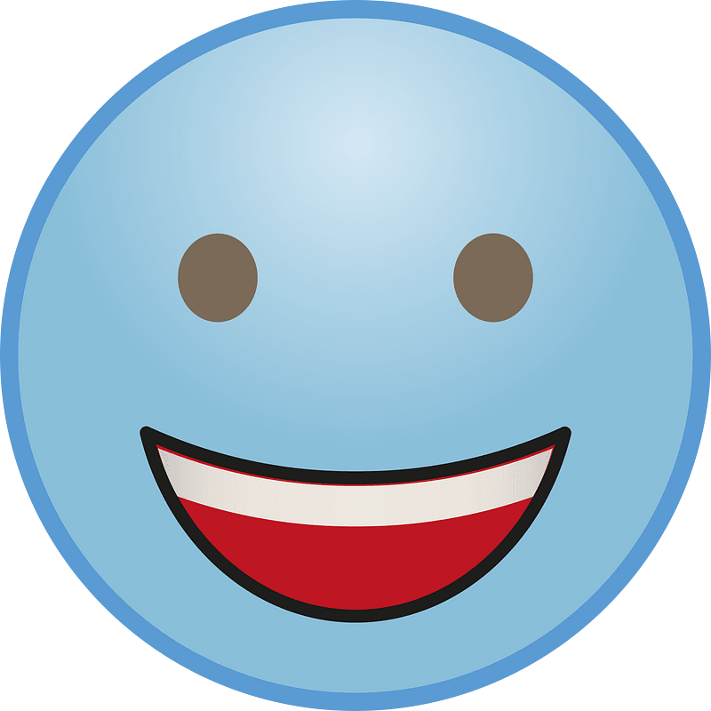 Cheeky Smiley Emoji Clipart