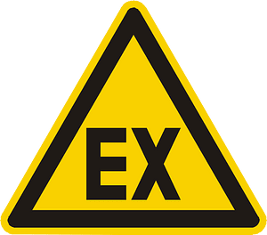 Explosive Atmosphere (EX) Warning Sign clipart. Free download ...