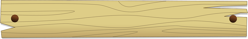 Strip of wood - Free vector clipart images on creazilla.com