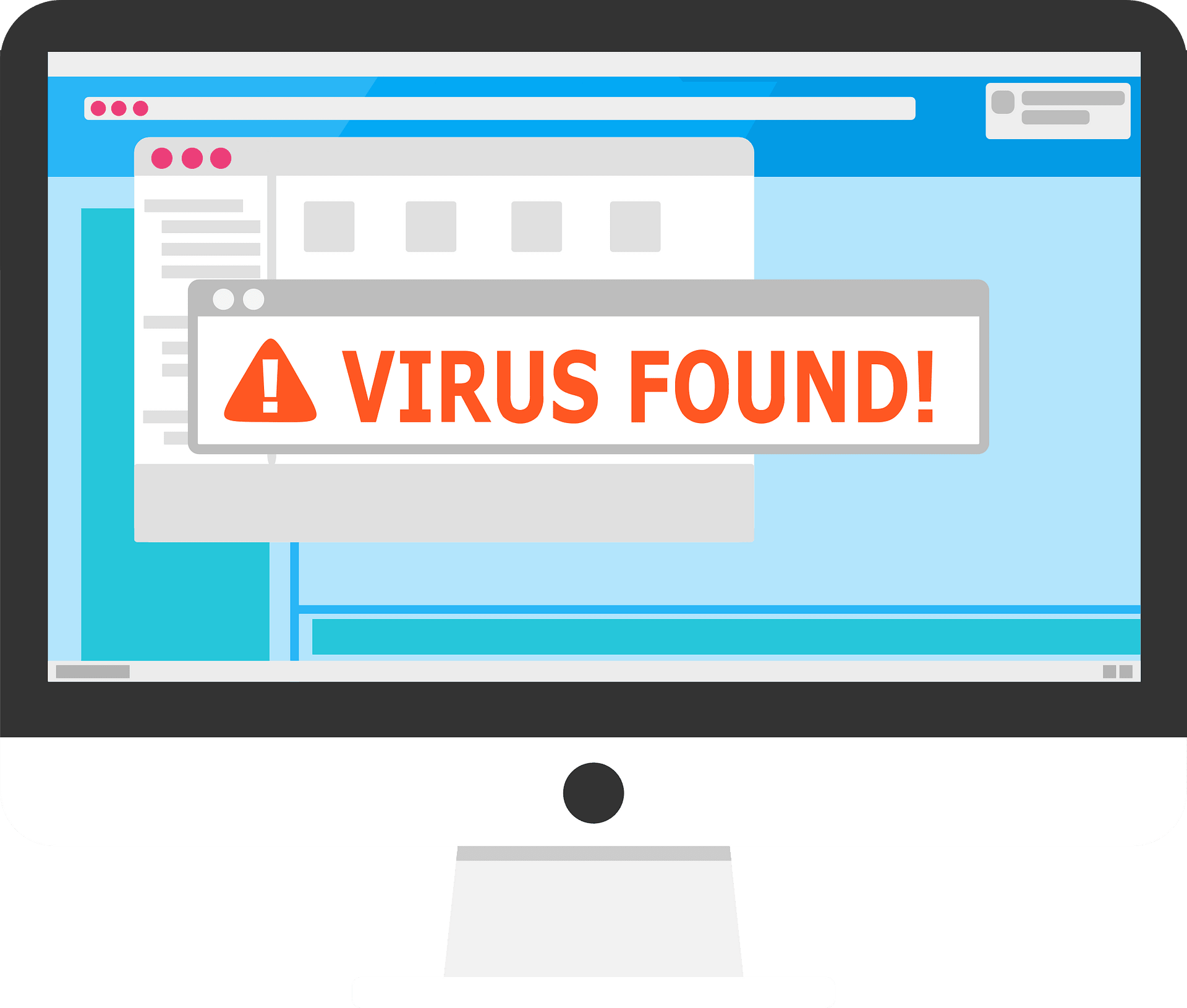 Computer Viruses Clipart