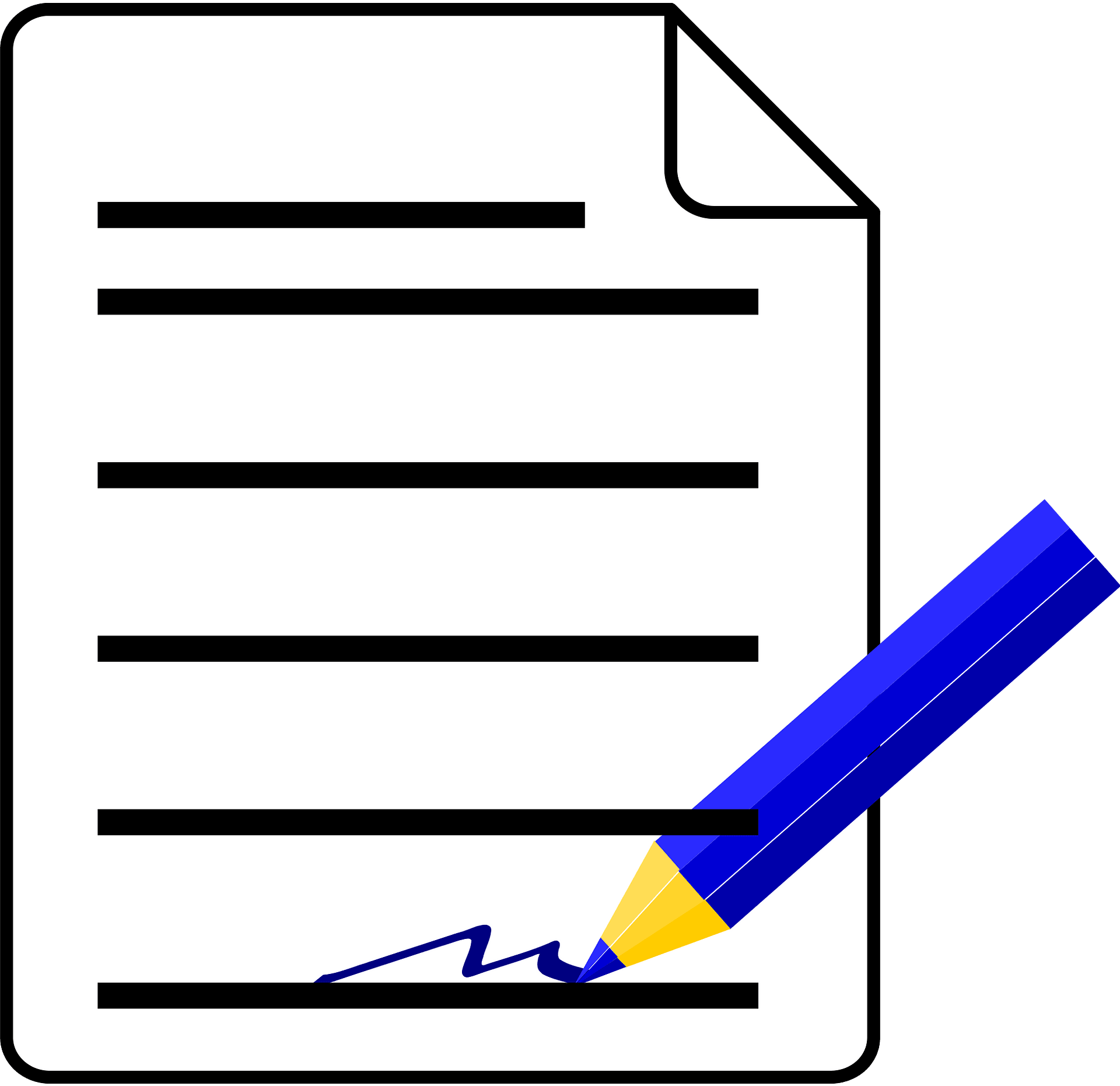 Signature Clipart