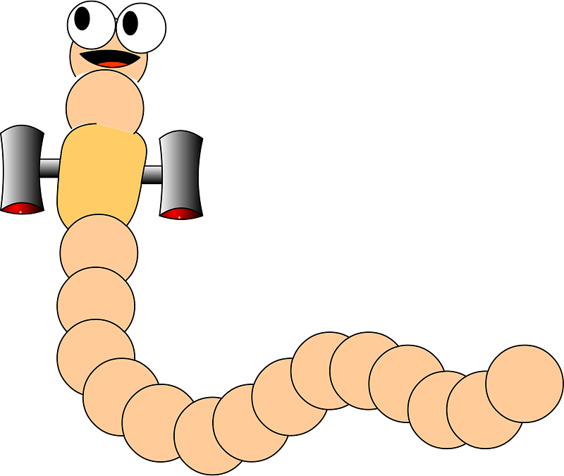 Worm - Free vector clipart images on creazilla.com