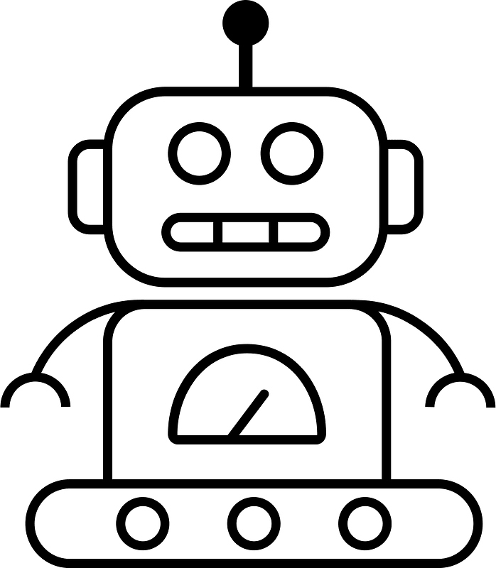 Robot clipart. Free download transparent .PNG | Creazilla