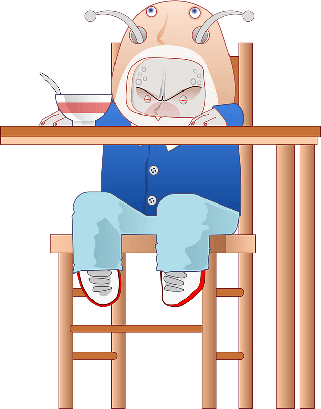 Alien Eating at the Table clipart. Free download transparent .PNG ...