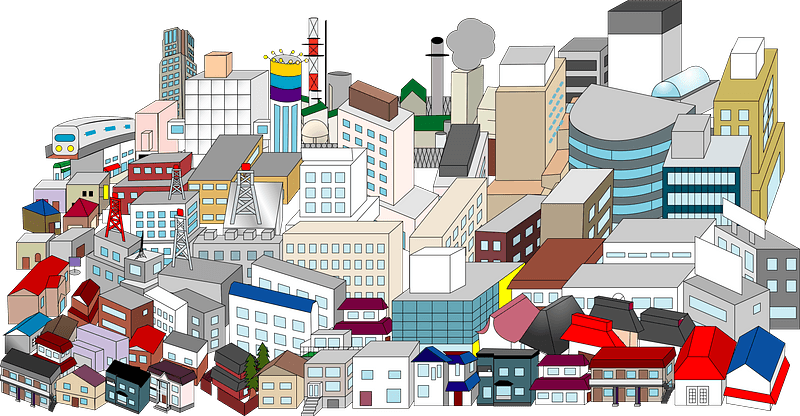Urban Community Clipart