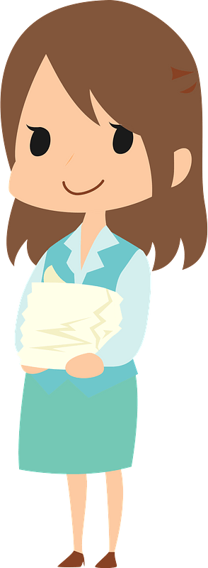 Office Lady clipart. Free download transparent .PNG | Creazilla