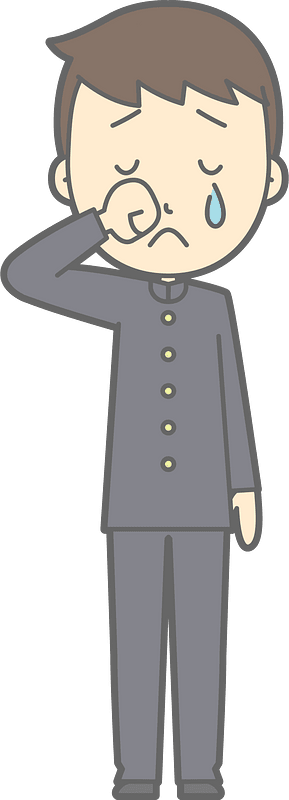 Male Student Cry clipart. Free download transparent .PNG | Creazilla