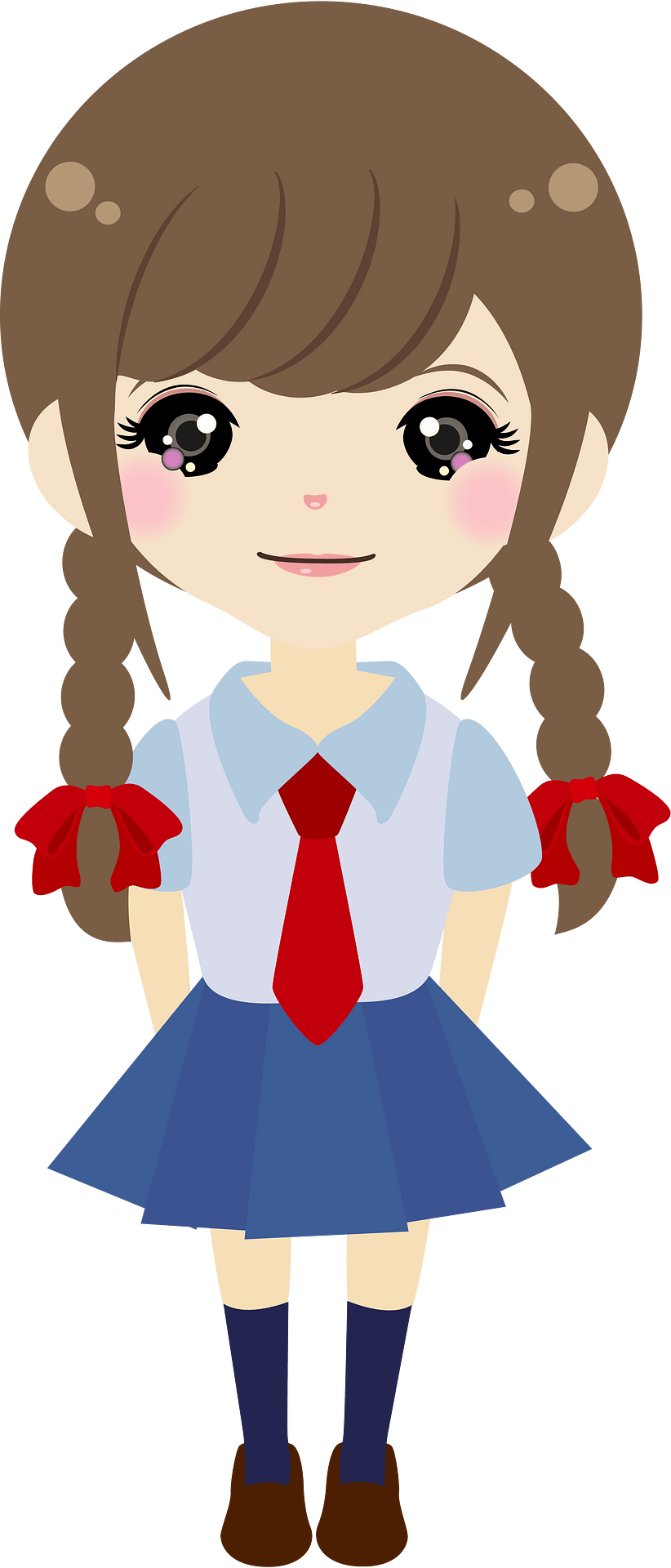 Female Student Clipart