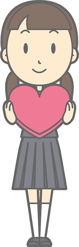 Female Student Heart clipart. Free download transparent .PNG | Creazilla