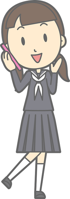 Female Student Mobile Phone clipart. Free download transparent .PNG ...