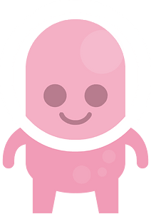 Pink alien clipart. Free download transparent .PNG | Creazilla