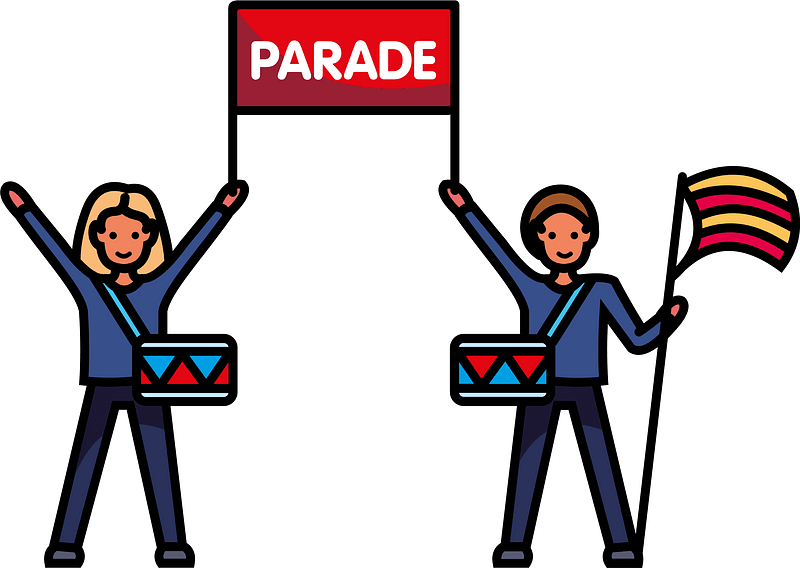 Parade clipart. Free download transparent .PNG | Creazilla