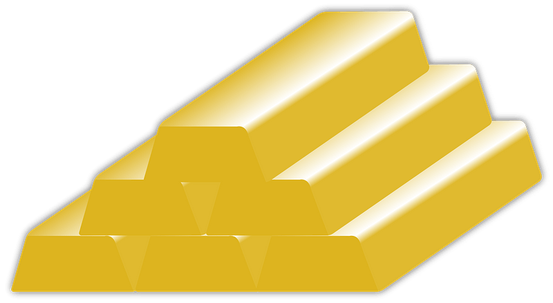 Gold Bar - Free vector clipart images on creazilla.com