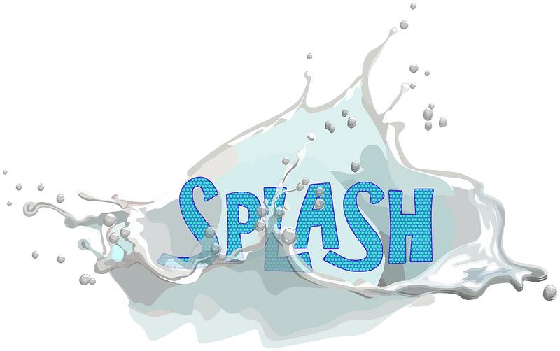 Water Puddle Splash Clipart