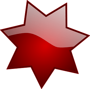 Red Star Transparent Background