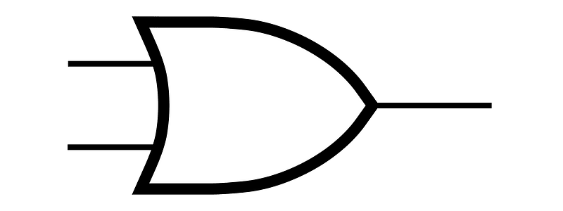 Logical or - Free vector clipart images on creazilla.com