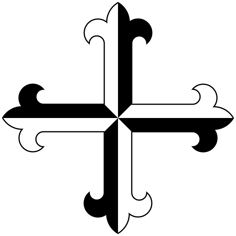 Dominican cross basic clipart. Free download transparent .PNG | Creazilla