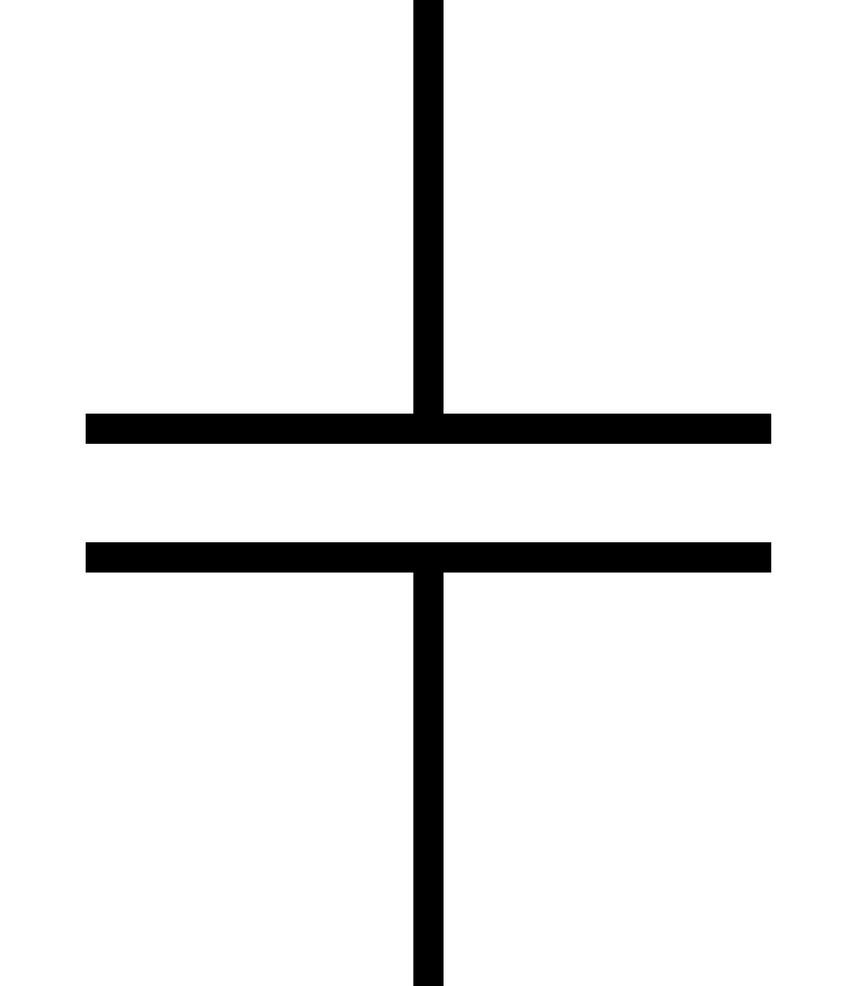 Capacitance Symbol
