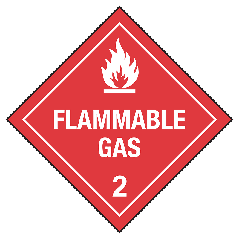 DOT hazmat class 2.1 clipart. Free download transparent .PNG | Creazilla