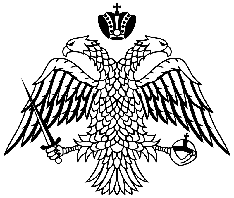 Double-headed eagle of the Greek Orthodox Church clipart. Free download ...