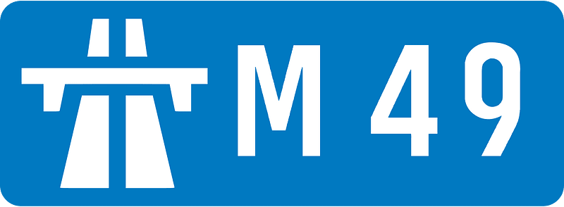 UK-Motorway-M49 clipart. Free download transparent .PNG | Creazilla