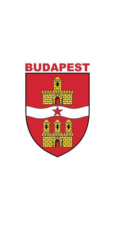 Flag of Budapest (1984-1990; vertical) - Free vector clipart images on ...