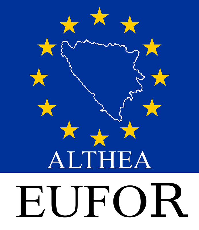 EUFOR Althea logo - Free vector clipart images on creazilla.com