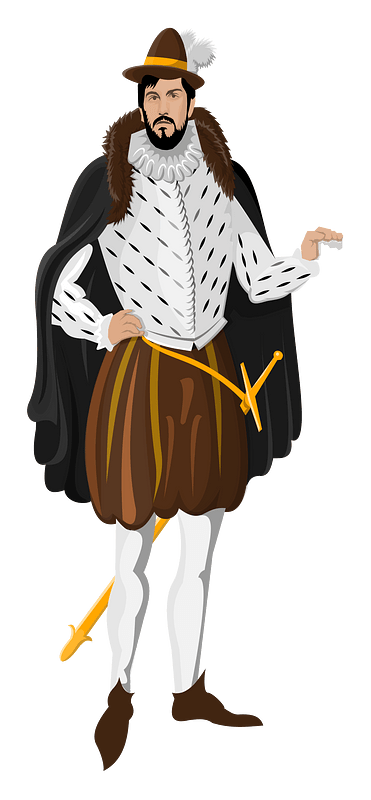 Human heraldic supporter by Henk Boelens (1) clipart. Free download ...