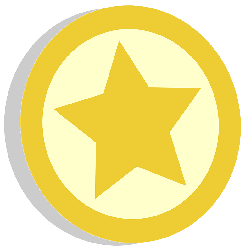 Symbol star gold - Free vector clipart images on creazilla.com