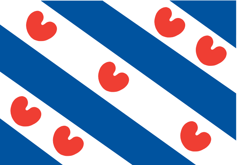 Friese vlag provincie Friesland clipart. Free download transparent .PNG ...