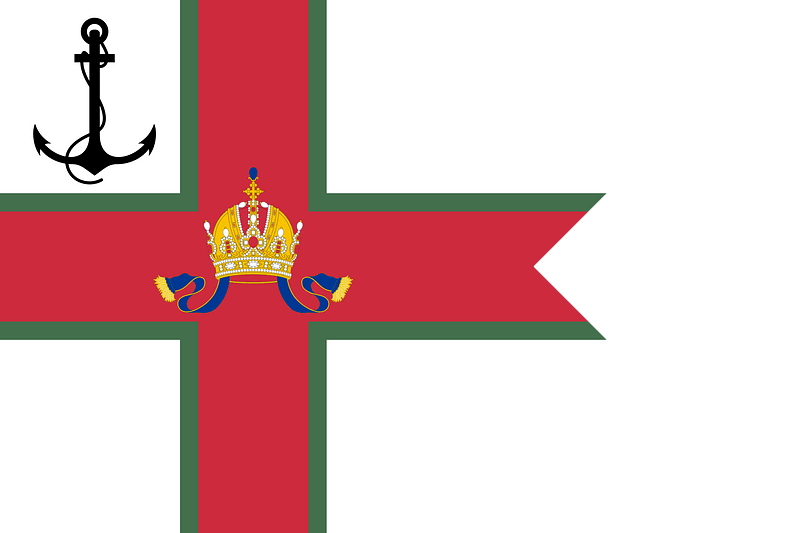Pennant Of The Rear Commodore Of The Imperial And Royal Yacht Squadron pennant-of-the-rear-commodore-of-the-imperial-and-royal-yacht-squadron