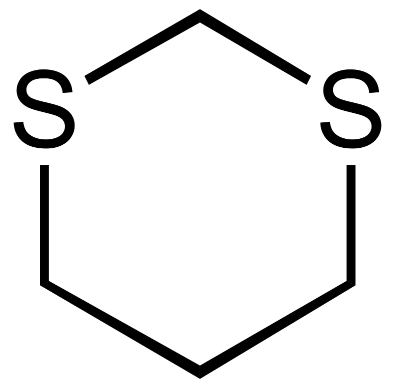 1,3-dithiane structure clipart. Free download transparent .PNG | Creazilla