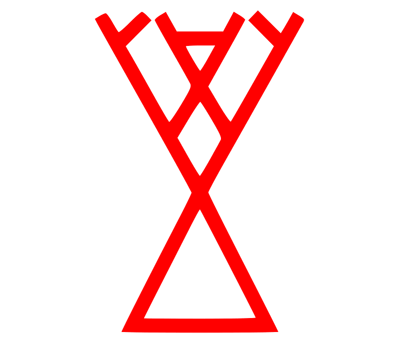 Zhiva symbol red clipart. Free download transparent .PNG | Creazilla